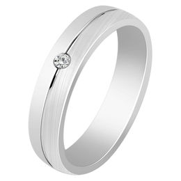 Adelia&acute;s ADELIA ́S Damen Fingerring "Damen Ring aus 925 Silber mit Zirkonia", 58, Silber 925 (Sterlingsilber), silber, Silber 925 (Sterlingsilber), Fingerringe