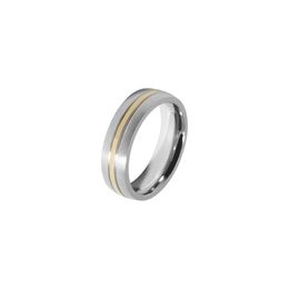 Adelia&acute;s ADELIA ́S Damen Fingerring "Unisex Ring aus Edelstahl", 68, Edelstahlsilber, Edelstahl, Fingerringe