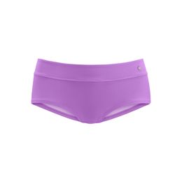 s.Oliver Damen Bikini-Hotpants "Spain", lila, Gr. 44, unifarben, Microfaser, Polyamid, Badehosen, unifarben