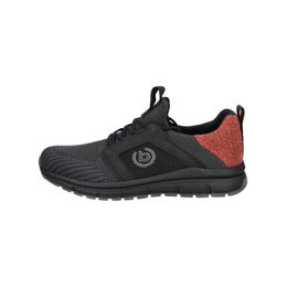 Bugatti Herren Sneaker "Bugatti Sneaker Textil", Gr. 45, schwarz, Textil, Schuhe