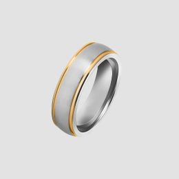 Adelia&acute;s ADELIA ́S Herren Fingerring "Herren Ring aus Edelstahl", 76, Edelstahl, silber, Edelstahl, Fingerringe