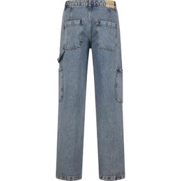 2Y STUDIOS Damen Bequeme Jeans "2Y Studios 2Y Tali Worker Baggy Jeans", blau, Gr. 24, unifarben, 100% Baumwolle, Jeans