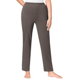 feel good Damen Jerseyhose, Gr. 40, gr&uuml;n, 95% Baumwolle, 5% Elasthan, Meliert:60% Baumwolle, 5% Elasthan, 35% Polyester, unifarben, Hosen