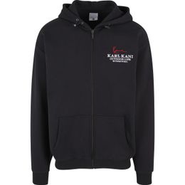 Kapuzenpullover Karl Kani "Karl Kani Herren", Herren, Gr. S, schwarz, 80% Baumwolle, 20% Polyester, oversize, ohne Ausschnitt, Pullover Kapuzenpullover