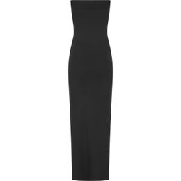 Urban Classics Damen Shirtkleid "Urban Classics Ladies Bandeau Midi Dress", schwarz, Gr. M, unifarben, 94% Polyamid, 6% Elasthan, Kleider