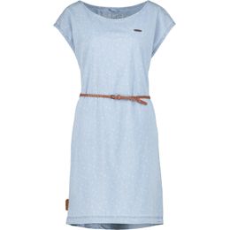 alife and kickin ALIFE & KICKIN Damen Blusenkleid "Damen MelloAK B", blau, Gr. L, 95% Baumwolle, 5% Elasthan, Kleider