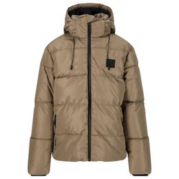 WHISTLER Jungen Steppjacke "Pearson jr.", braun, Gr. 128, kariert, unifarben, 100% Polyester, Jacken, mit wind- und wasserabweisendem Bionic-Finish