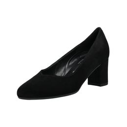 Gabor COMFORT Damen Pumps "Gabor Comfort Pumps Veloursleder", Gr. 40, schwarz, Veloursleder, Schuhe
