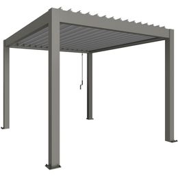 Pergola BioHort "3x3,5 m, verschiedene Farben", quarzgrau, metallic, B:312cm T:367,5cm, Pergolen, 312x367,5x264 cm, ausgezeichnet mit dem Red Dot Design Award