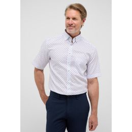 Eterna Herren Kurzarmhemd "MODERN FIT", blau, Gr. XXL, 50% Baumwolle, 50% Lyocell, Hemden, EASY IRON (b&uuml;gelleicht)