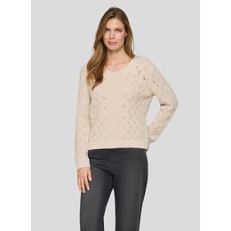 Rabe Damen Strickpullover "Pullover", beige, Gr. 44, unifarben, 70% Polyacryl, 30% Baumwolle, Pullover