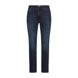 Camel Active Herren 5-Pocket-Jeans "MADISON", blau, Gr. 32, leichte Abriebeffekte, Denim/Jeans, Obermaterial: 92% Baumwolle, 6% Elastomultiester, 2%
