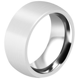 Adelia&acute;s ADELIA ́S Herren Fingerring "Herren Ring aus Edelstahl", 56, Edelstahl, silber, Edelstahl, Fingerringe