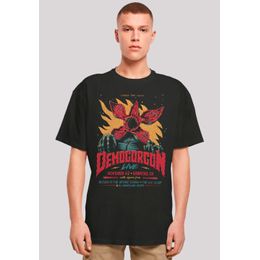 F4NT4STIC Damen T-Shirt "Stranger Things Demogorgon Poster", schwarz, Gr. XXL, Obermaterial: 100% Baumwolle, Shirts, Premium Qualit&auml;t