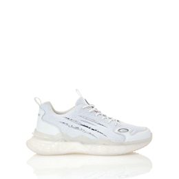 Plein Sport Damen Sneaker "Tiger Scratch", Gr. 36, wei&szlig;, Schuhe