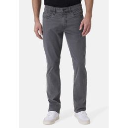 Herren 5-Pocket-Jeans "Denver Colour Regular Straight Stretch Jeans", grau, Gr. 32, HERO by John Medoox, Denim/Jeans, 98% Baumwolle, 2% Elasthan,