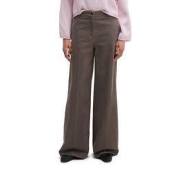 Marc O'Polo MARC O'POLO Damen Chinohose "aus Organic Cotton-Twill"chalky braun, Gr. 38, unifarben, Twill, Obermaterial: 98% Baumwolle, 2% Elasthan, Hosen