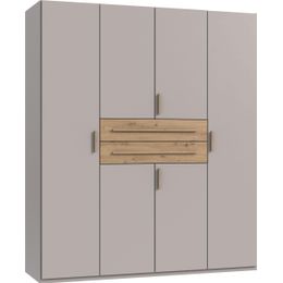 Dreht&uuml;renschrank wimex "Digit, erh&auml;ltlich in den Breiten 180cm, 225cm oder 270cm", kaschmir, absetzung und griffe artisan eiche nachbildung, B:180cm H:208cm T:58cm, Holzwerkstoff, Schr&auml;nke, Dreht&uuml;renschrank, inkl. zwei Schubk&auml;sten