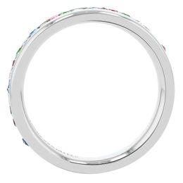 Adelia&acute;s ADELIA ́S Damen Fingerring "Damen Ring aus Edelstahl mit Strass Steinchen", 50, Edelstahl, bunt, Edelstahl, Fingerringe