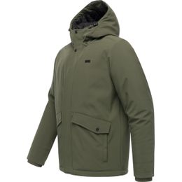 Ragwear Herren Funktionsjacke "Shellis YOUMODO"olivgr&uuml;n, Gr. S, Softshell, Obermaterial: 96% Polyester, 4% Elasthan. Innenfutter: 100% Polyester.