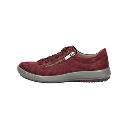 Legero Damen Schn&uuml;rschuh "Legero Halbschuhe Veloursleder", Gr. 38, rot, Veloursleder, Schuhe