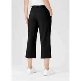 Stehmann Damen Chinohose "Fenja2-620", schwarz, Gr. 42, unifarben, Web, Obermaterial: 50% Baumwolle, 42% Polyamid, 8% Elasthan, Hosen, mit B&uuml;gelfalten