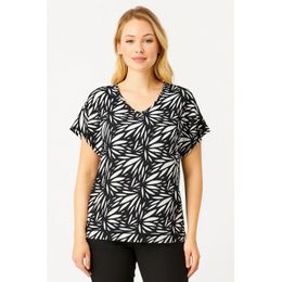 Funktionsshirt LPO "Funktionsshirt Delia", Damen, Gr. 36/38 (M), schwarz, Jersey, 90% Polyester, 10% Elasthan, regular fit h&uuml;ftbedeckend, Shirts Funktionsshirt