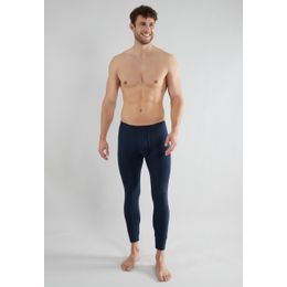 G&ouml;tzburg G&Ouml;TZBURG Herren Thermoleggings "Thermo", Gr. 7, blau, Jersey, Obermaterial: 55% Baumwolle, 40% Polyester, 5% Elasthan, unifarben, Hosen, w&auml;rmend, mit