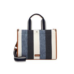 Emily & Noah Shopper EMILY & NOAH "Shopper E&N Jasmin", Damen, Gr. B/H/T: 36cm x 27cm x 14cm 0, blau (blau 500), Polyester, Taschen Shopper