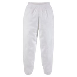 Herren Sweathose, wei&szlig;, Gr. XXL, Fruit of the Loom, unifarben, angeraute Sweatware, Obermaterial: 60% Baumwolle, 40% Polyester, Hosen, aus