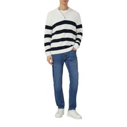 s.Oliver Herren 5-Pocket-Jeansdunkelblau used, Gr. 36, unifarben, Denim/Jeans, Obermaterial: 99% Baumwolle, 1% Elasthan, Jeans, mit Stretch