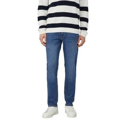 s.Oliver Herren 5-Pocket-Jeansdunkelblau used, Gr. 36, unifarben, Denim/Jeans, Obermaterial: 99% Baumwolle, 1% Elasthan, Jeans, mit Stretch