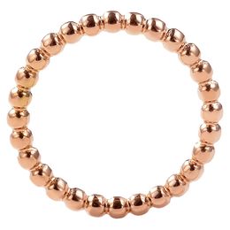 Adelia&acute;s ADELIA ́S Damen Fingerring "Damen Ring aus Edelstahl", 54, Edelstahl, rosa, Edelstahl, Fingerringe