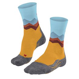 Falke Damen Wandersocken "TK2 Explore", Gr. 39, gelb, Materialmix, Socken, hohe Feuchtigkeitsaufnahme, schnell trocknend, atmungsaktiv
