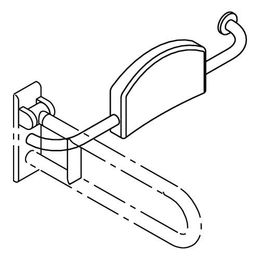 HEWI 801 R&uuml;ckenst&uuml;tze, 801.51.920R 97,