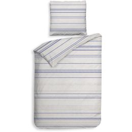 Bettw&auml;sche HECKETT & LANE "Mattia", grau, B/L: 135cm x 200cm, 1 Stk., 1 Stk., Flanell, B/L: 80cm x 80cm, 2 Stk., Flanell, Obermaterial: 100% Baumwolle, Bettw&auml;sche, Bettw&auml;sche, 100% Baumwolle, hochwertiges Flanell, Bettw&auml;sche ab 135x200 cm.