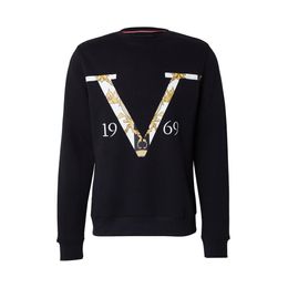 19V69 Italia Sweatshirt 'Nico Old Baroque' male Black size L