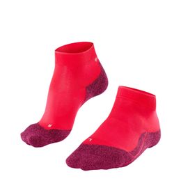 Laufsocken Falke "RU4 Light Performance Short", Damen, Gr. 41-42, rosa (rose), Materialmix, normal, Socken, leichte Laufsocke mit mittlerer Polsterung, schnelltrocknend