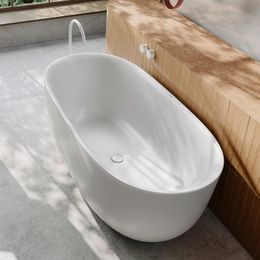 Kaldewei MEISTERST&Uuml;CK OYO DUO freistehende Badewanne, oval, 205143530711, 1051-4034