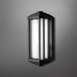 Elstead Lighting Castelle Wandleuchte, E27, QN-CASTELLE-M-BLK,