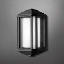Elstead Lighting Castelle Wandleuchte, E27, QN-CASTELLE-S-BLK,
