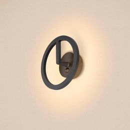 SLV Q-Ring Sensor Wandleuchte, LED mit Bewegungsmelder, 1007916,