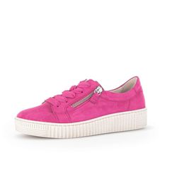 Sneaker Gabor "Sneaker low", Damen, Gr. 39, pink, Schuhe Sneaker