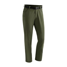 Maier Sports Herren Funktionshose "Perlit M", gr&uuml;n, Gr. 56, Vorderseite: 92% Polyester, 8% Elasthan / R&uuml;ckseite: 100% Polyester, Hosen, warme Herren