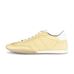 Gabor Damen Sneaker "Sneaker low", Gr. 42,5, gelb, Schuhe