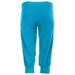 WINSHAPE Damen Sporthose "WBE5", blau, Gr. S, 90% Baumwolle, 10% Elasthan, Hosen, 3/4-Trainingshose