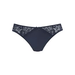 Damen Slip, NUANCE BY LASCANA, Gr. 48, blau, Microtouch, Obermaterial: 85% Polyamid, 15% Elasthan, Unterhosen, aus weichem Microtouch-Material mit