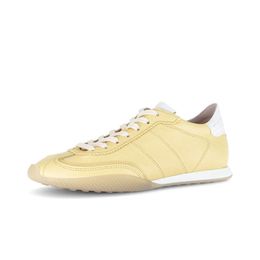 Gabor Damen Sneaker "Sneaker low", Gr. 42, gelb, Schuhe