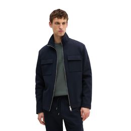 Marc O'Polo MARC O'POLO Herren Sweatjacke "in hochwertigem Scuba-Interlock-Sweat"schwarz navy, Gr. XL, unifarben, Obermaterial: 75% Baumwolle, 20% Polyester, 5%
