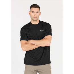 Virtus Herren Funktionsshirt "Finnian", schwarz, Gr. L, unifarben, 100% Polyester, Shirts, Mit Quick-Dry-Funktion